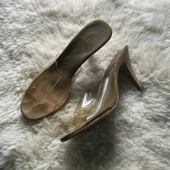 Shoes | Vintage Clear Barbie Heels Size 8 | Poshmark